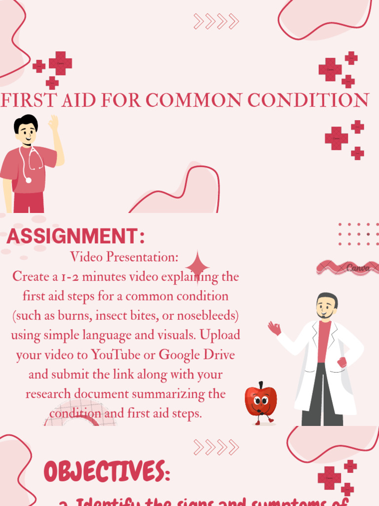 First Aid Steps for Common Conditions | PDF