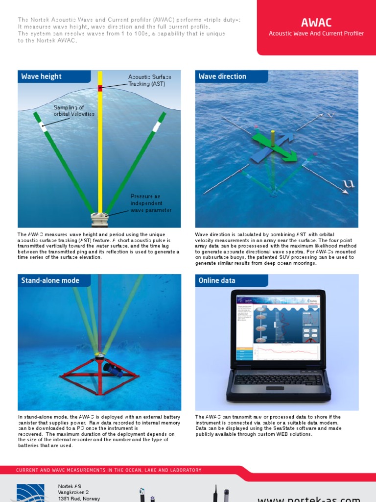 Datasheet AWAC | Download Free PDF | Modem | Sensor