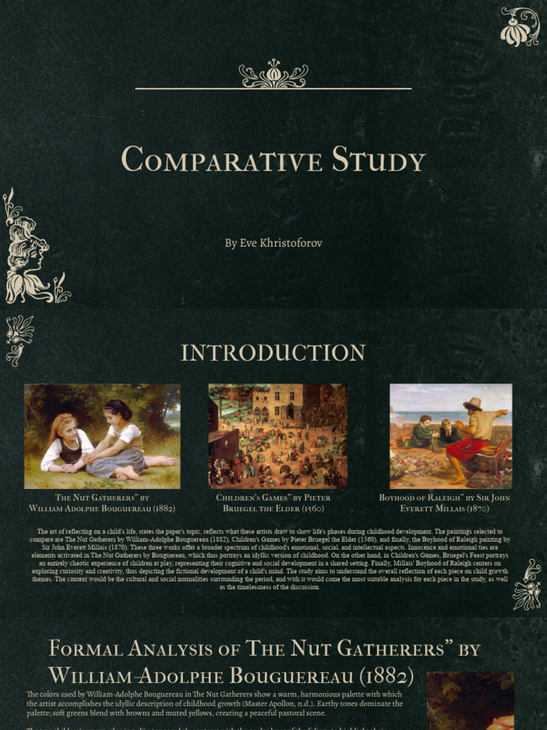 Comparative Study - Art As A Reflection of Child Growth | PDF ...