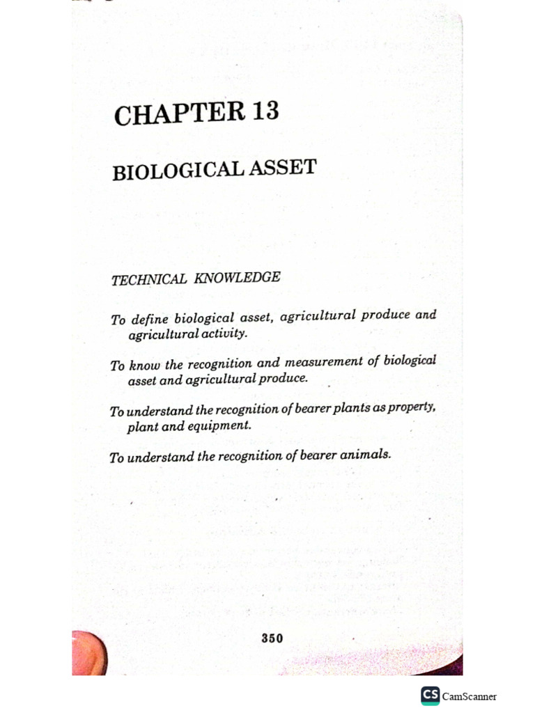Biological Asset - Valix 3 | PDF