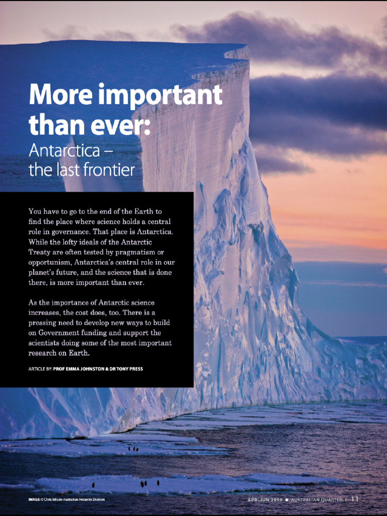 Antarctica-The Last Frontier | PDF