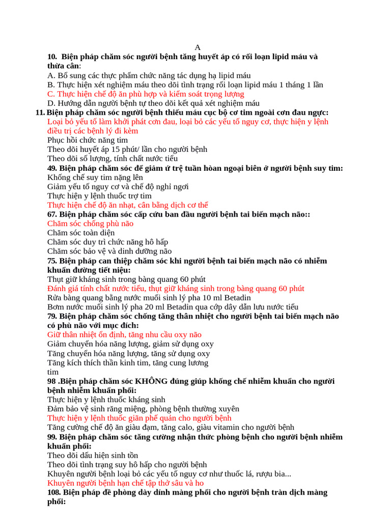 CSNB-NỘI-KHOA-2 ..... PHẦN CÂU HỎI Abc,ly | PDF