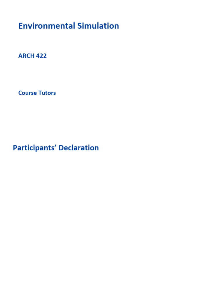 Assignment-3 - Parametric Unit Modelling Using Grasshopper | PDF