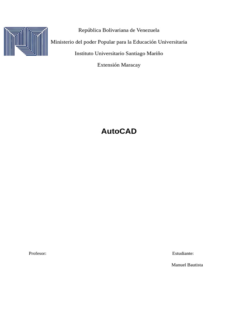 2do Trabajo - Sobre - AutoCAD - Con - Portada | PDF | Cad automático | Diseño