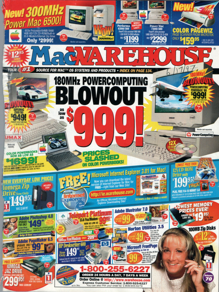 Mac Warehouse 1997 06 17 | PDF | Computing | Computer Hardware