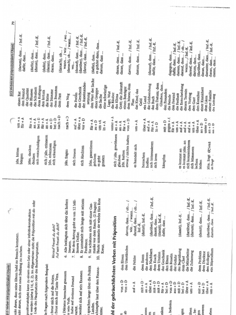 List of Prepositional Verbs | PDF