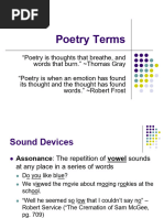 Poetry Pre - Test | PDF | Metaphor | Poetry