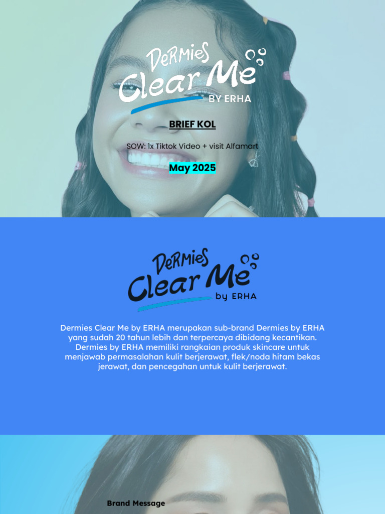 (PBFW) AON Brief KOL Nano - Mikro Visit Alfamart - Dermies Clear Me ...