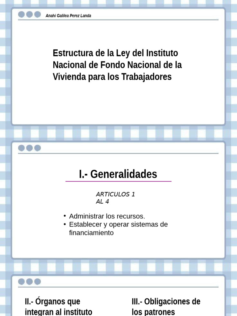 Estructura de la Ley del Infonavit | PDF | Justicia | Crimen y violencia