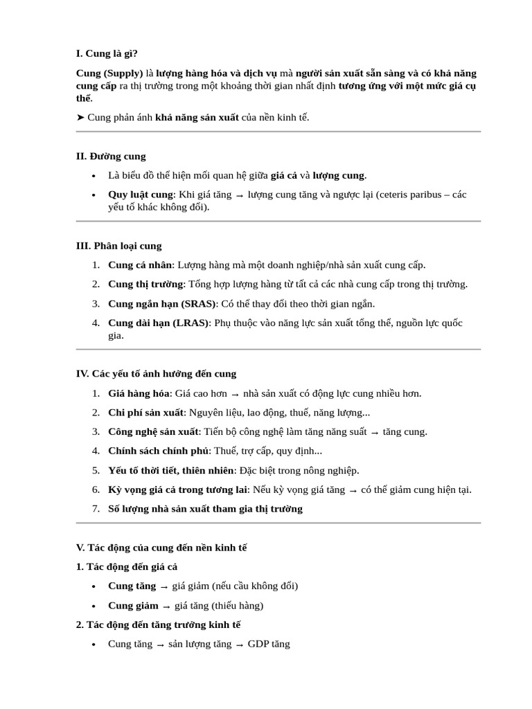 Cung Và S NH Hư NG | PDF