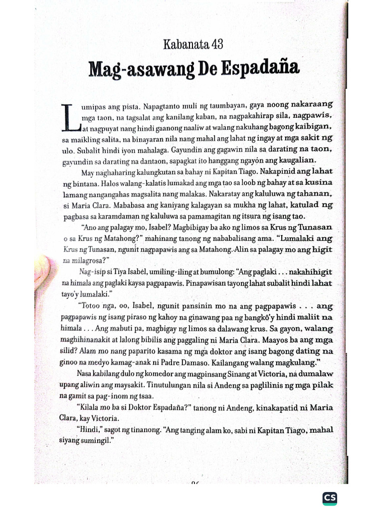 KABANATA 43-48 | PDF