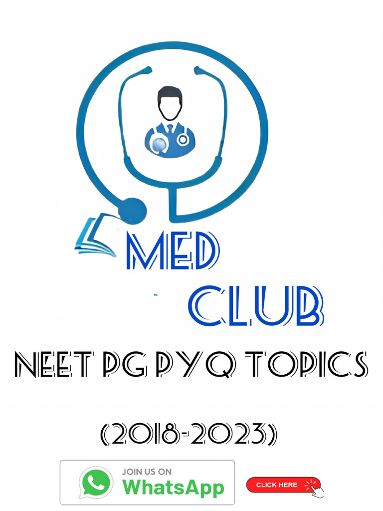 Neet PG Pyq Topics 2018-2023 (All Subject) | PDF