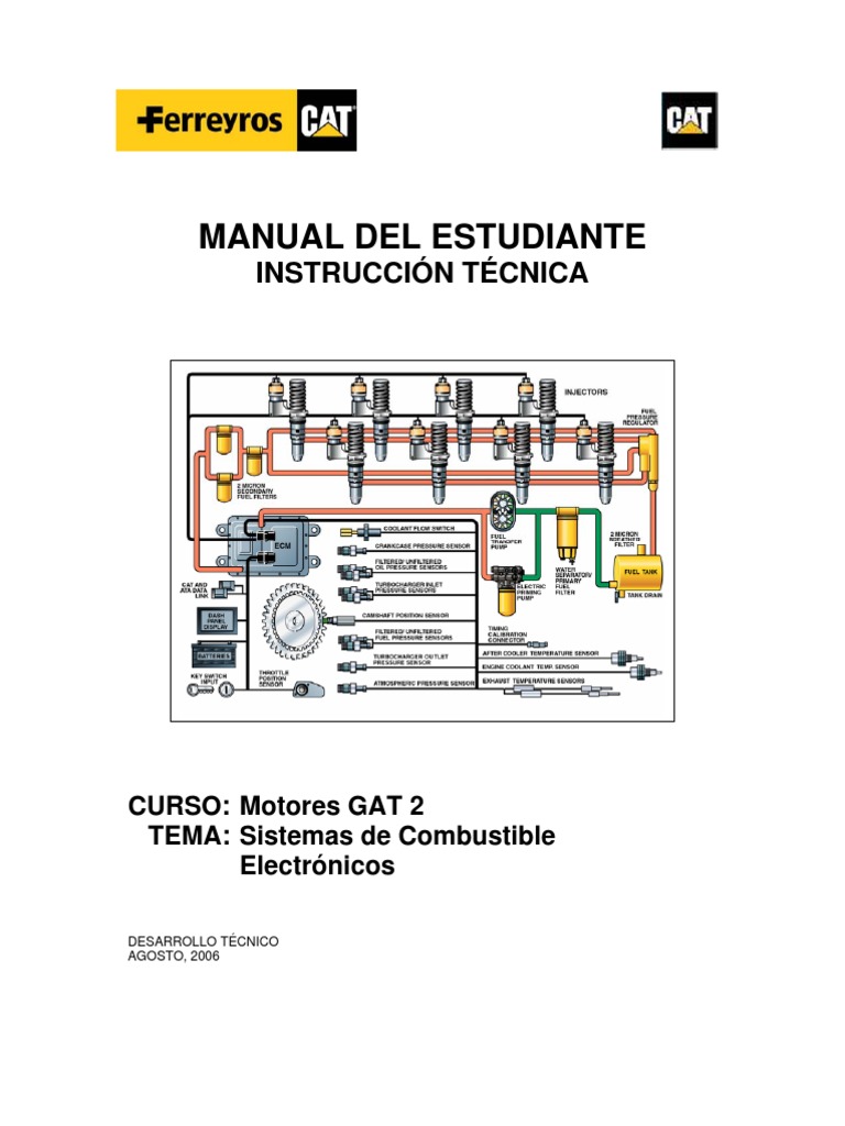 Curso de Motores Sistema de Combustible - CAT | PDF | Resistor | Señal ...