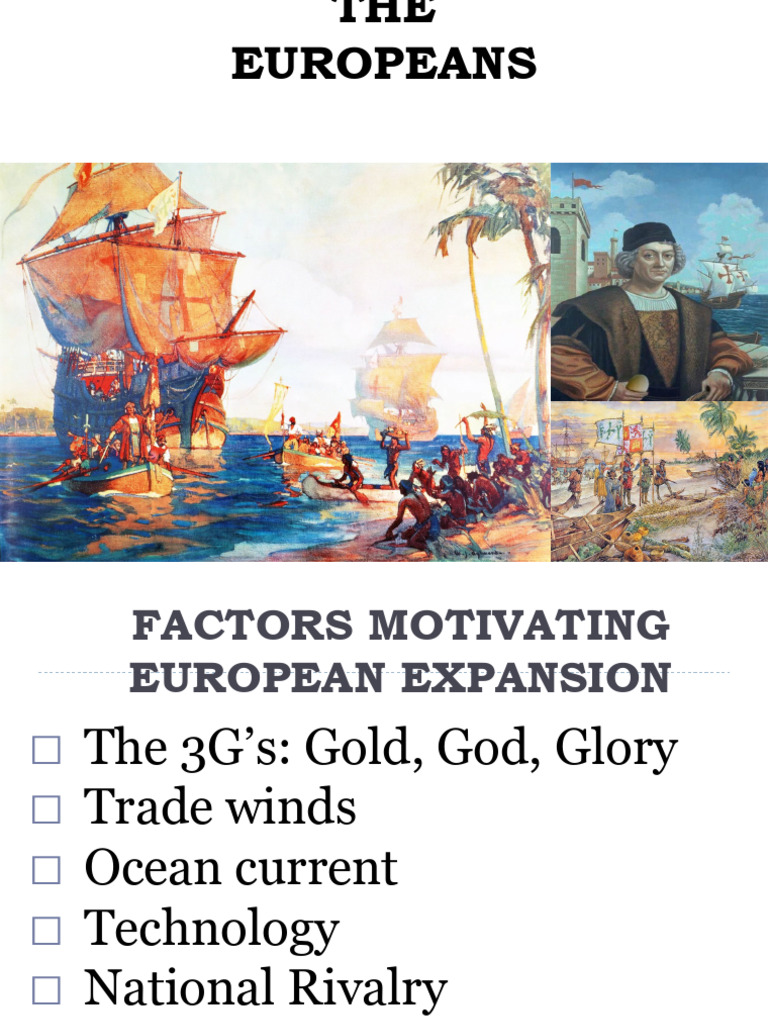Motivations for European Expansion | PDF