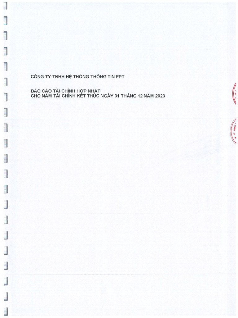 FPT Is BCTC Hop Nhat 2023 | PDF