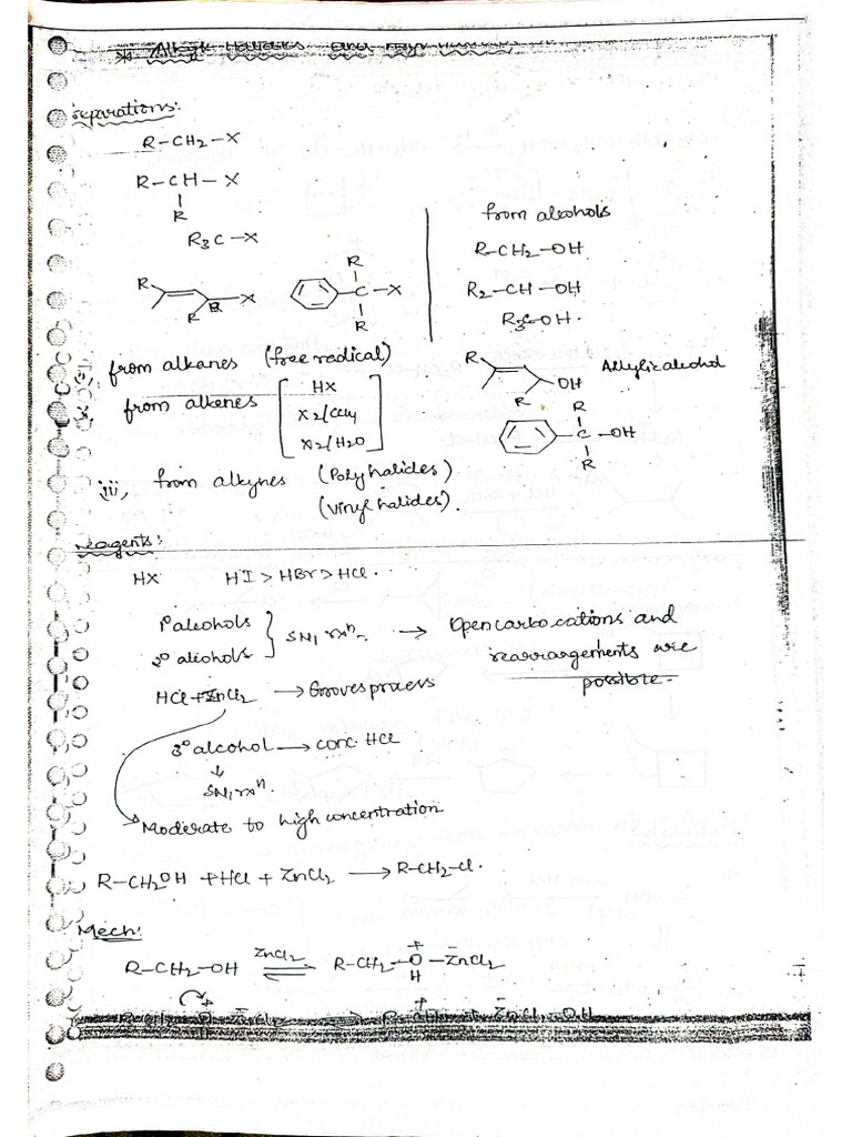 Alkyl Halides and Aryl Halides | PDF