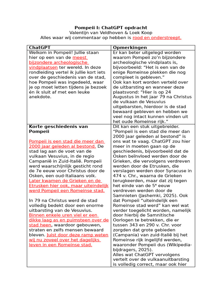 ChatGPT - Pompeii I | PDF