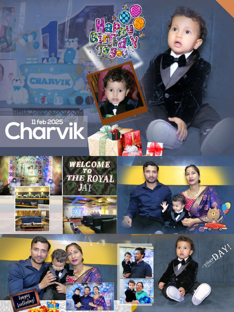1219 Charvik Birthday | PDF