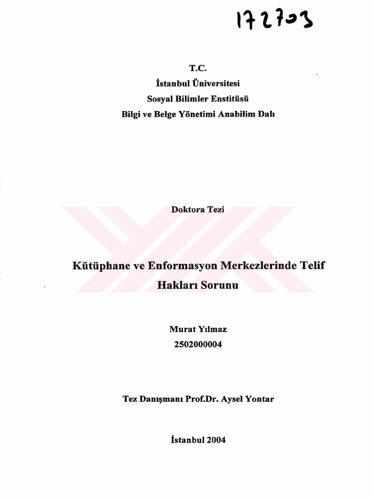 Telif Haklari | PDF