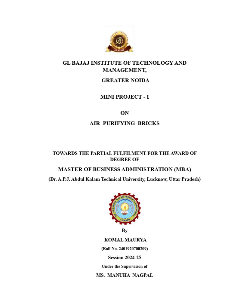 GL Bajaj Institute of Technology and Management, Greater Noida Mini ...