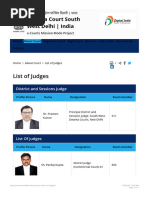 List of Judges - New Delhi District Court, Delhi - India | PDF | Public Law | Jurists