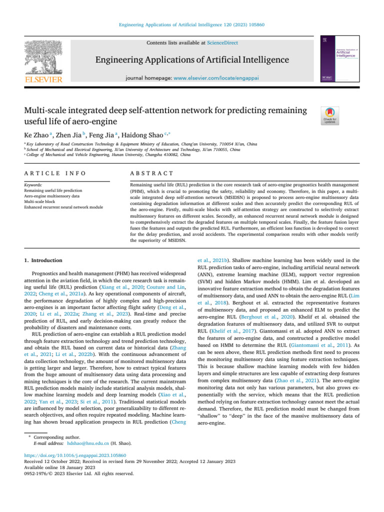Zhao 等 - 2023 - Multi-scale Integrated Deep Self-Attention Network | PDF | Deep Learning ...