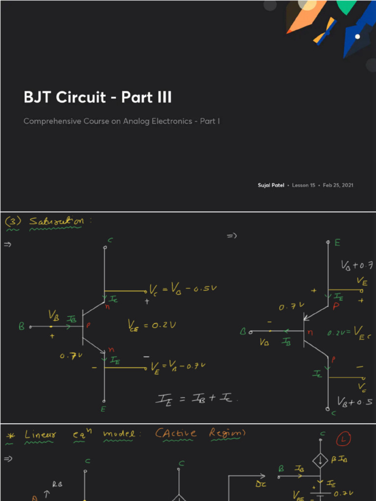 BJT Circuit Part III With Anno | PDF