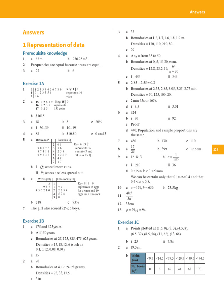 Probability & Statistics Answers | PDF | Pie Chart | Histogram