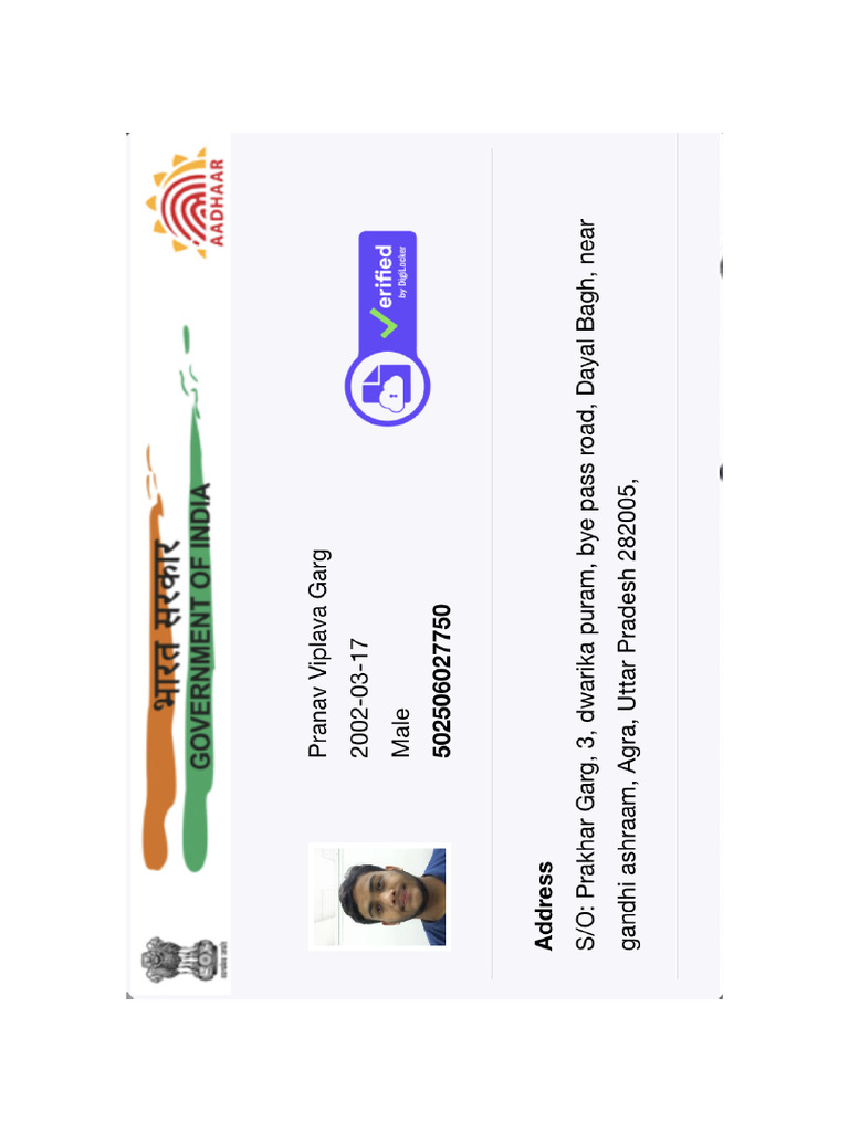 Adhaar Card | PDF