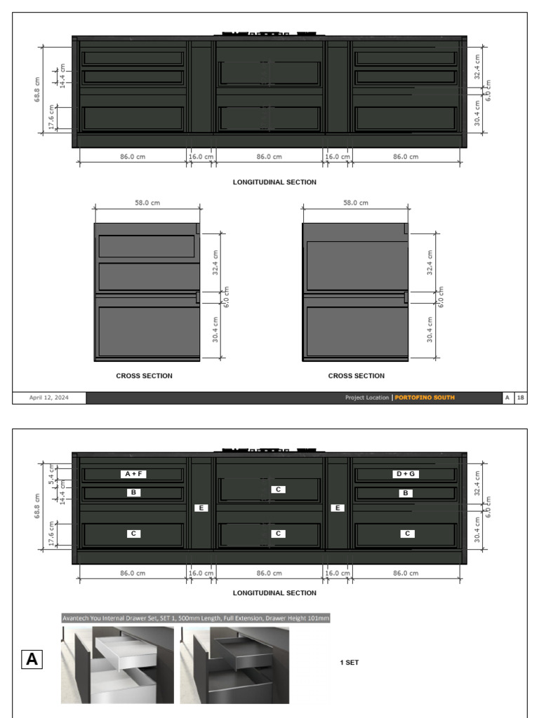 Kitchen Island Drawers | PDF