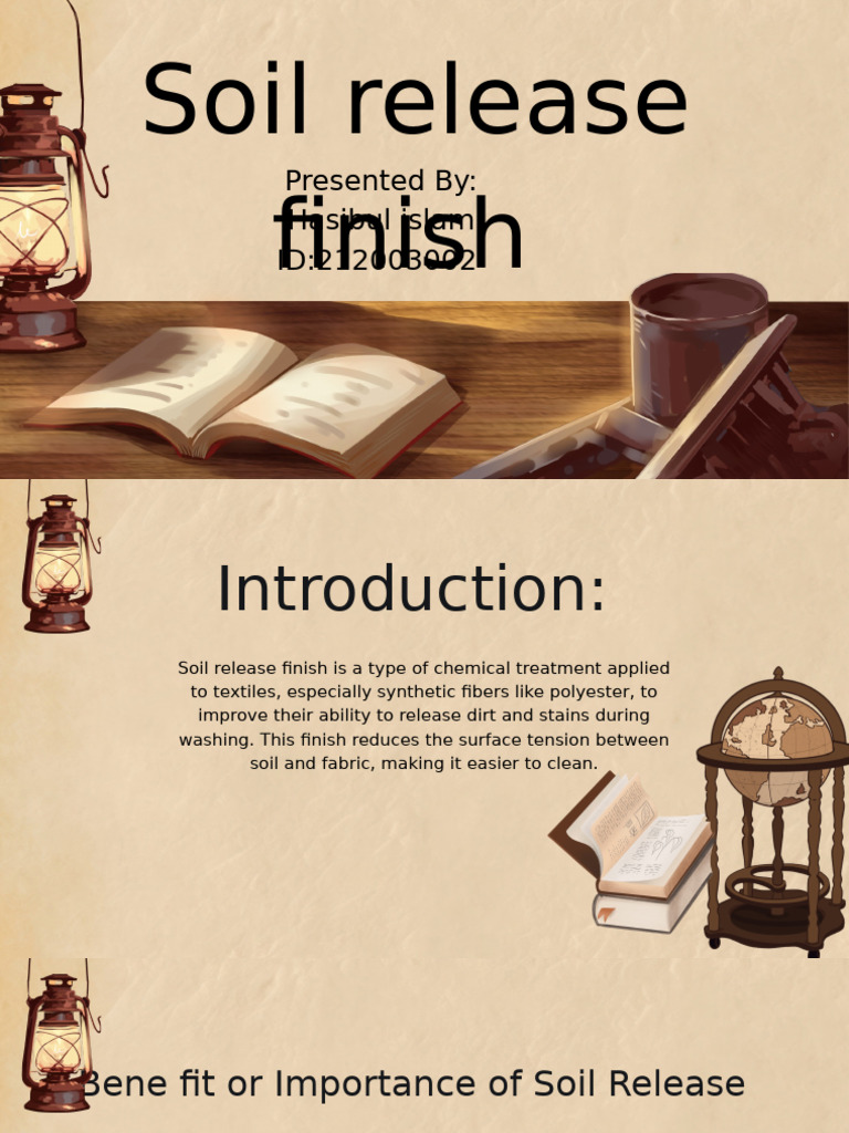 Soil Release Finish | PDF | Textiles | Polyester