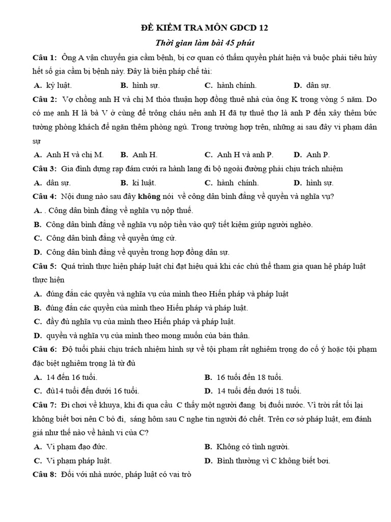 gdcd-12 GK1 | PDF