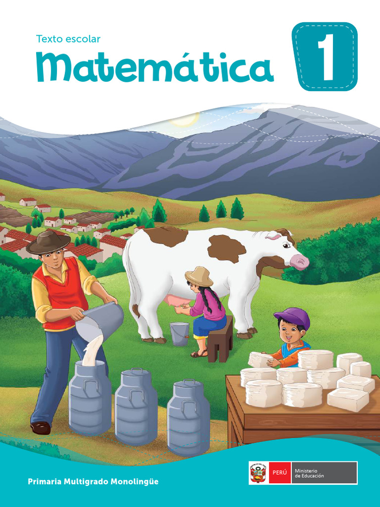 Matemática 1. Texto Escolar - Primaria Multigrado Monolingüe | PDF ...