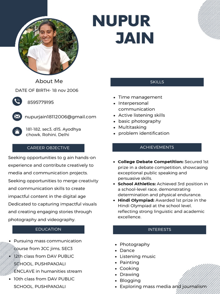 Nupur Jain Resume | PDF