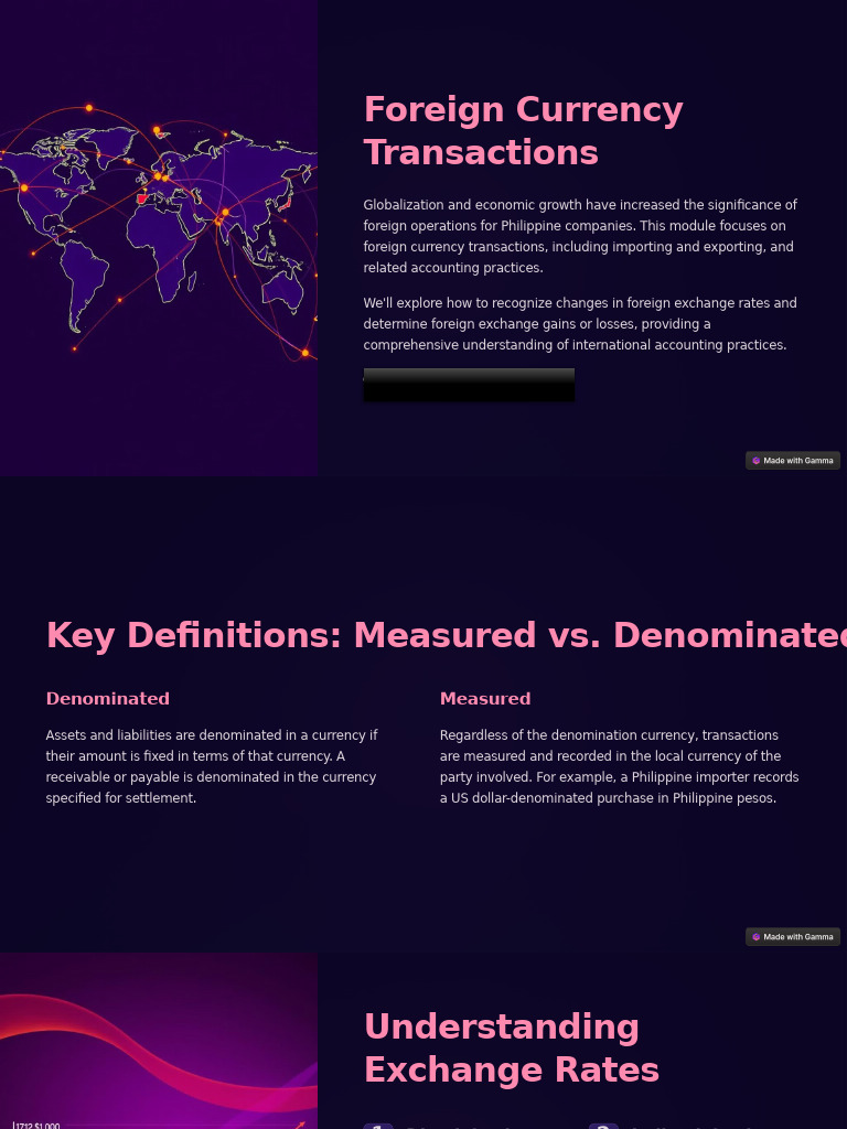 Foreign Currency Transactions Guide | PDF | Exchange Rate | Currency