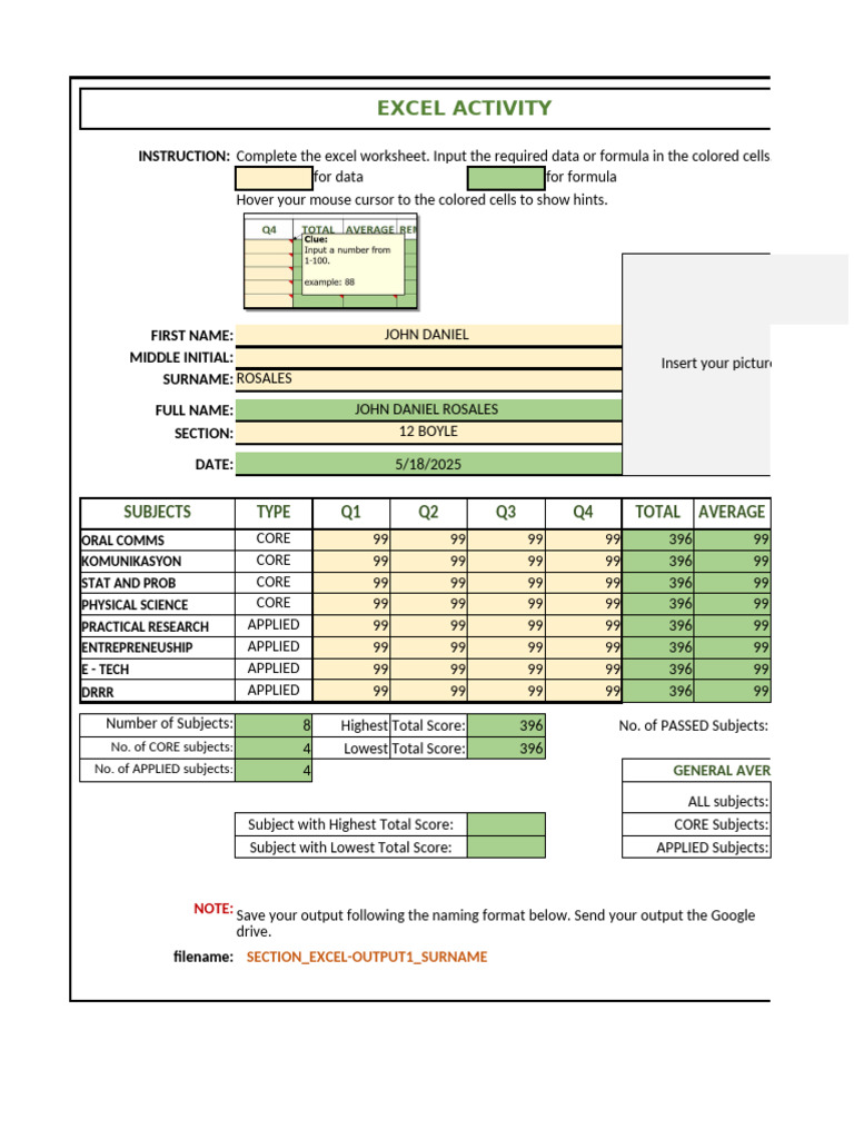 12 Gas Boyle Excel Output1 Alex Pena | PDF | Computer Engineering | Computing