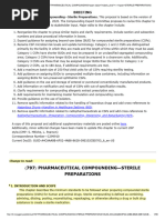 USP 797 Key Changes | PDF | Hand Washing | Health Care