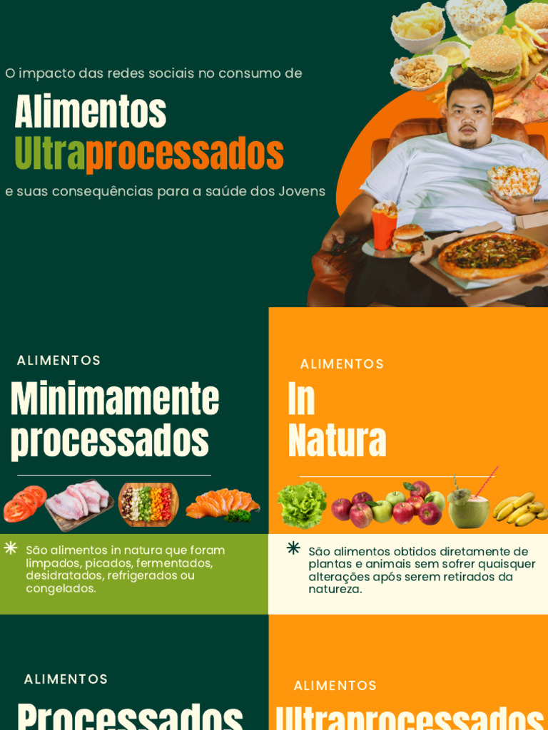 Impacto dos Ultraprocessados na Saúde | PDF