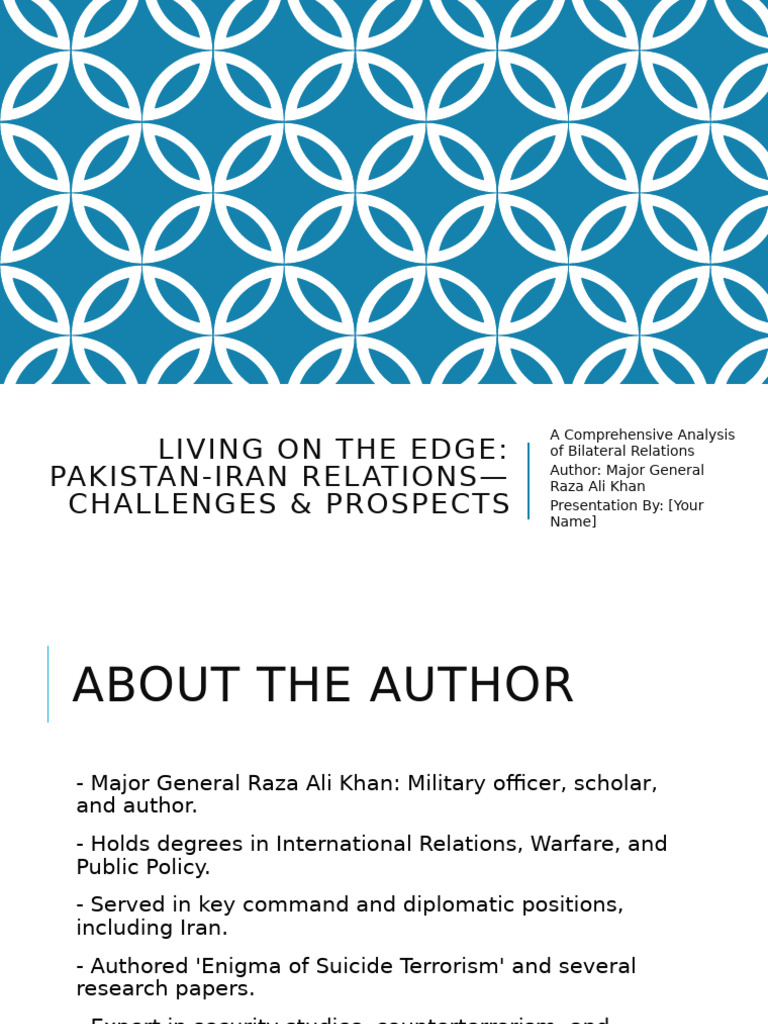 Pakistan Iran Relations Presentation | PDF | Pakistan | Iran