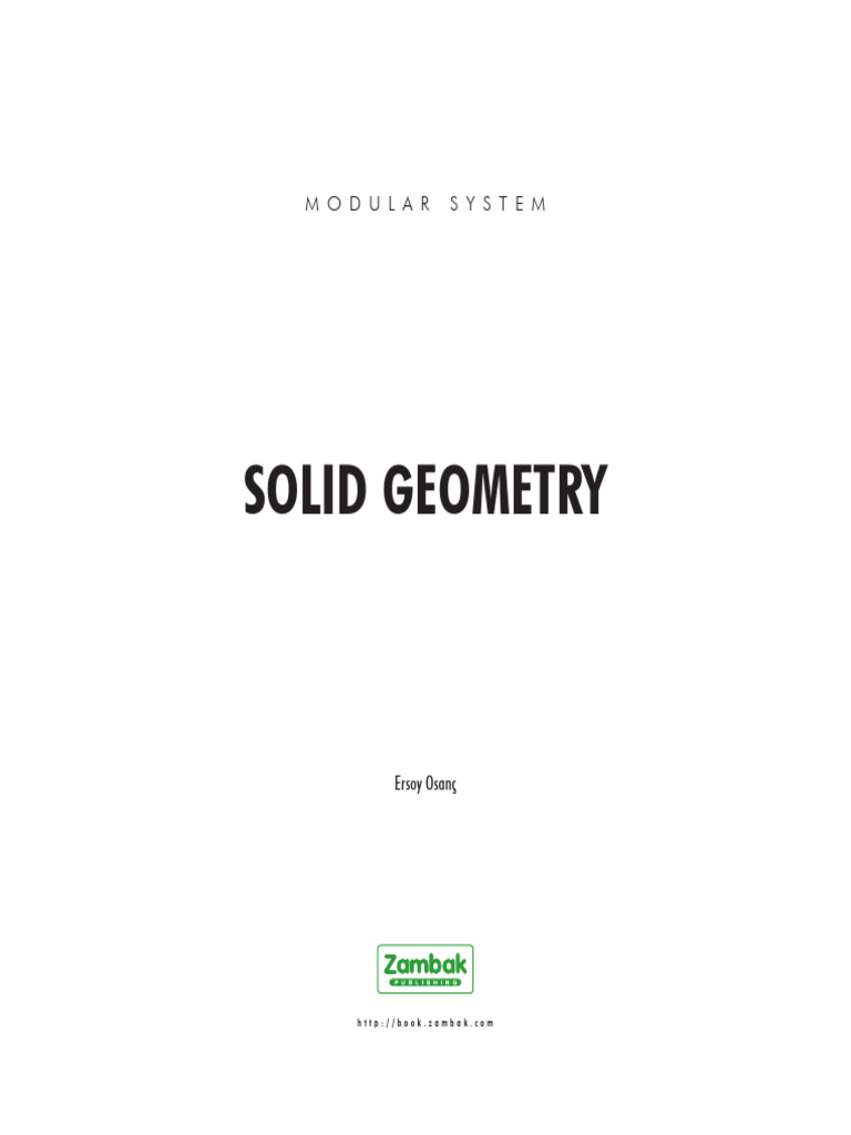 Math Solid Geometry - 72 | PDF | Geometry | Sphere