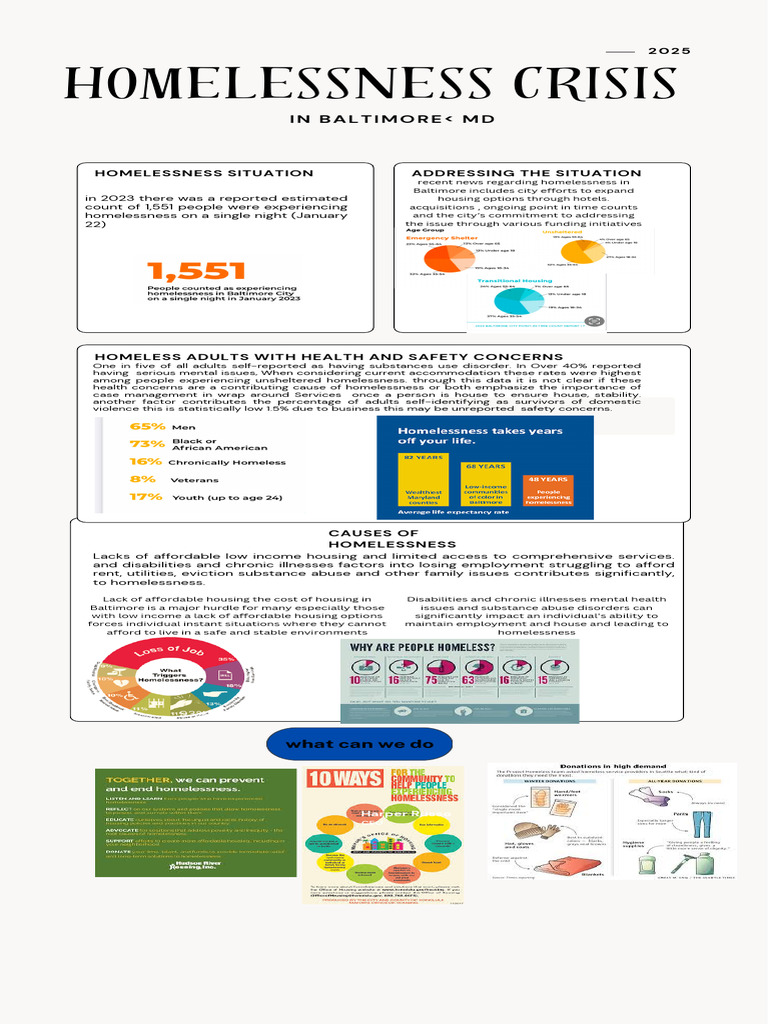 Homelessness CRISIS infographic | PDF