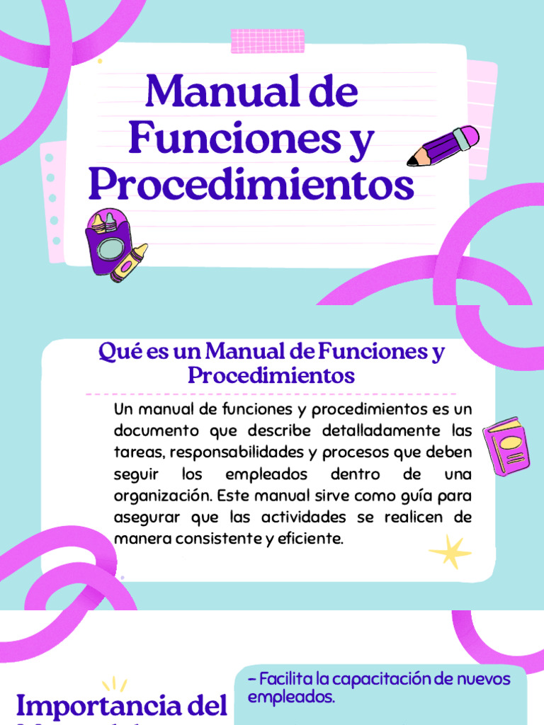 Manual de Funciones y Procedimientos | PDF
