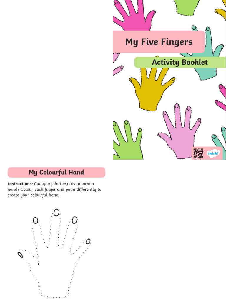 In Evs 1653330067 My Five Fingers Activity Booklet - Ver - 1 | PDF