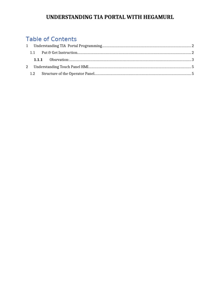 Understanding TIA Portal | PDF | Programmable Logic Controller | Dvd