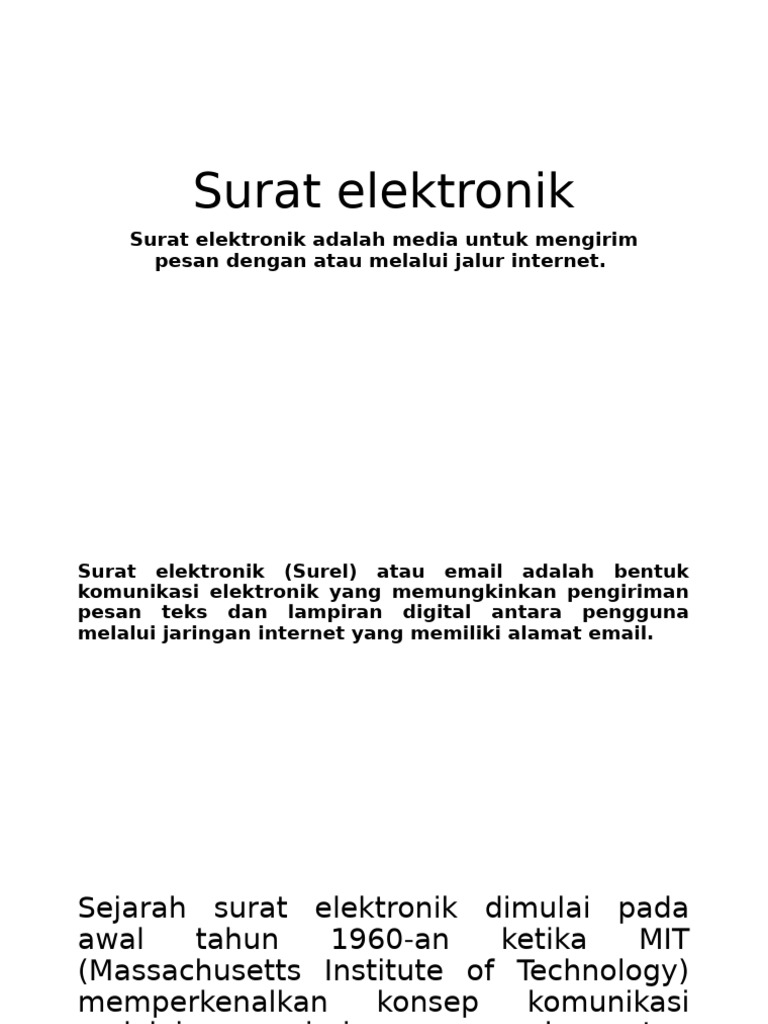 Surat Elektronik | PDF