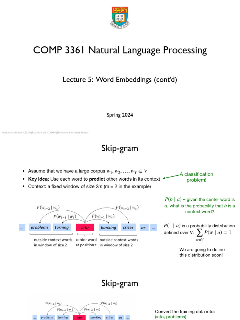 Word Embeddings 2 | PDF | Artificial Intelligence | Intelligence (AI) & Semantics