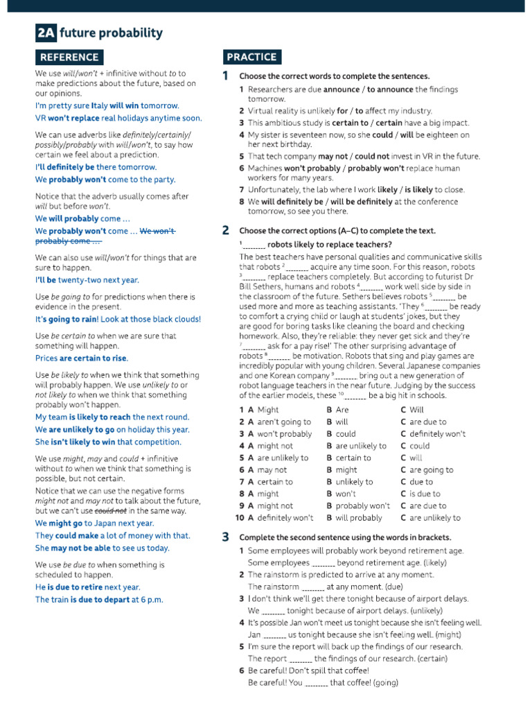 Future Probability April 23 | PDF