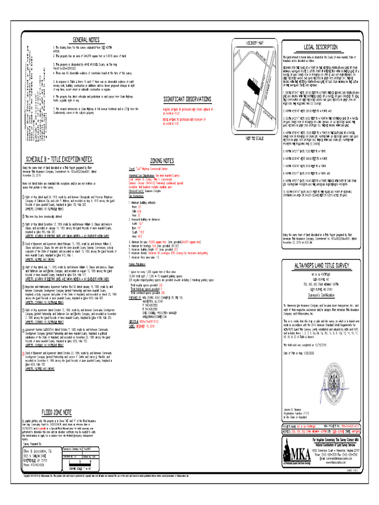 Crain Site Plan Final 2020 | PDF