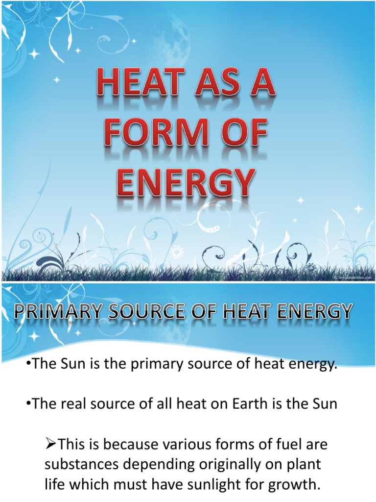 Heat As A Form of Energy | PDF | Heat | Temperature