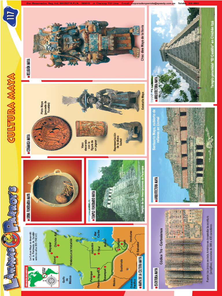 Estampa Lamina Maya | PDF